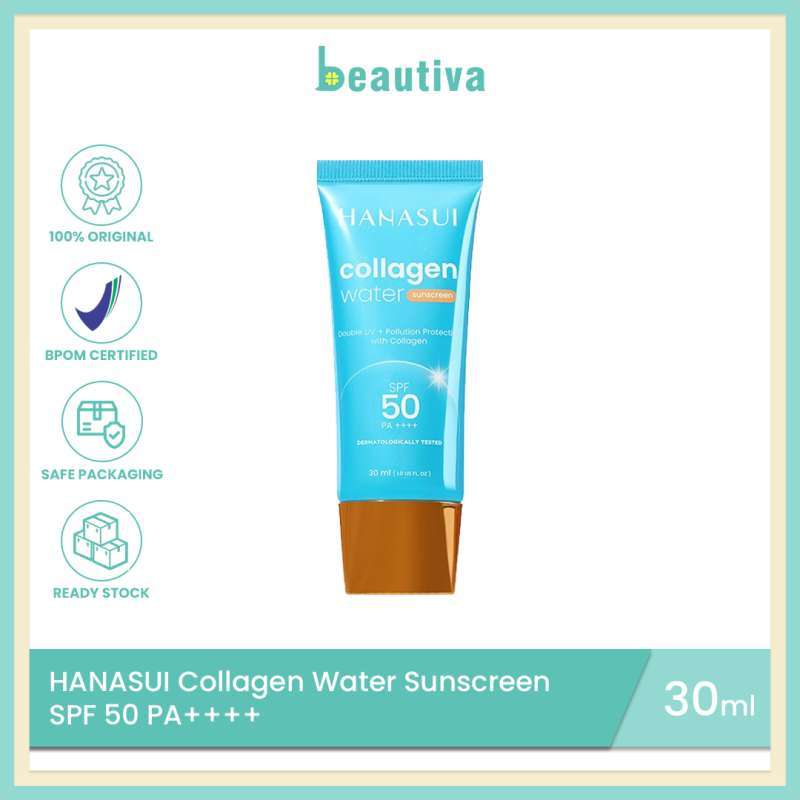 Jual Hanasui Collagen Water Sunscreen di Seller Beautiva Skincare ...