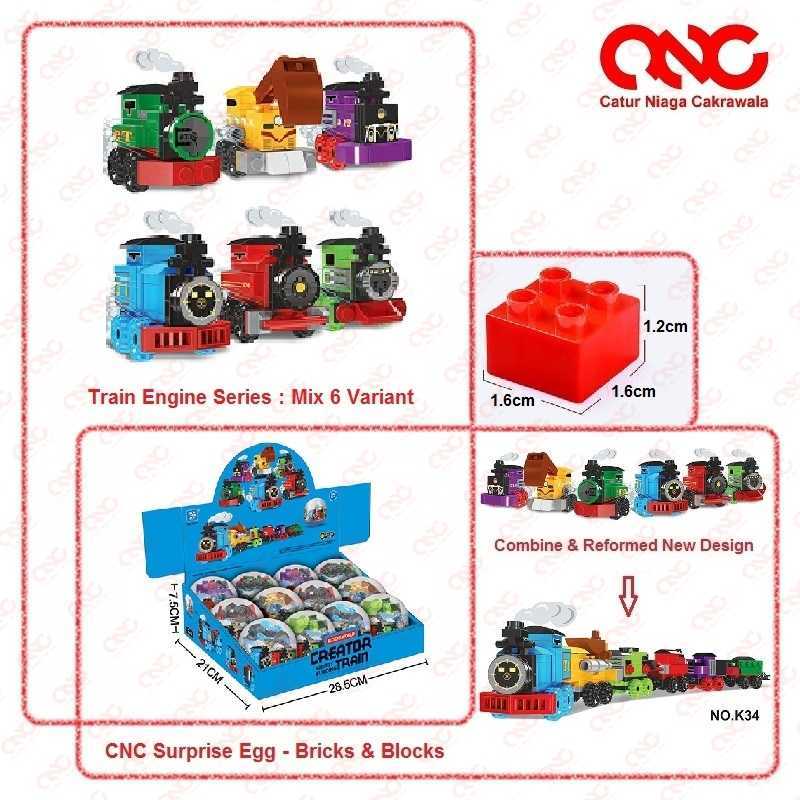 Jual Cnc Surprise Egg Bricks & Blocks - Thomas And Friends Series , Lego Compatible ( Gashapon ...