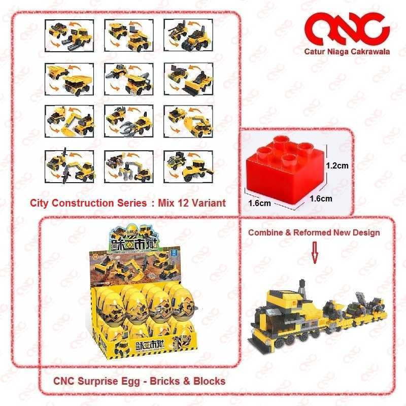Jual Cnc Surprise Egg Bricks & Blocks City Construction Series , Lego ...