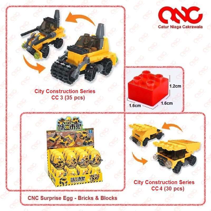Promo CNC Surprise Egg Bricks & Blocks City Construction Series , LEGO ...
