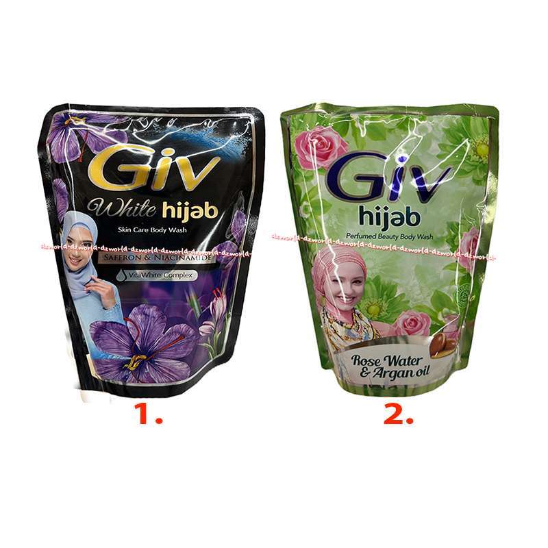 Jual Giv 400ml Hijab Perfume Beauty Body Wash Sabun Mandi Cair Give ...