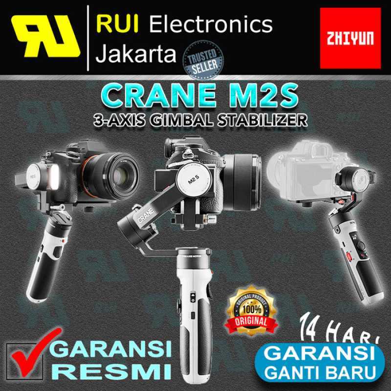 Promo ZHIYUN TECH CRANE M2S 3-AXIS HANDHELD GIMBAL STABILIZER CAMERA ...