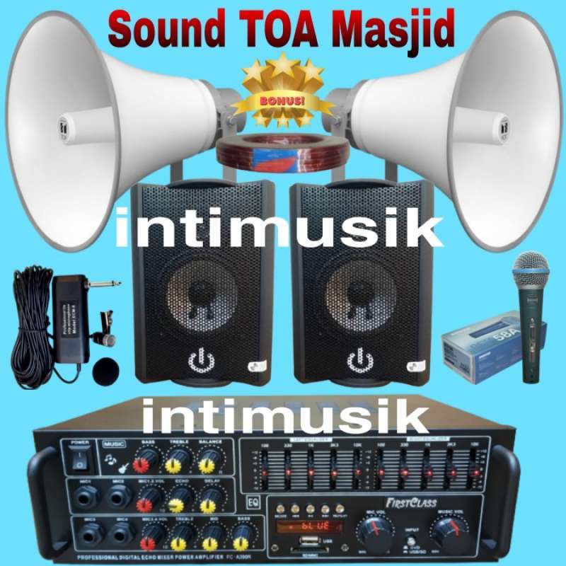 Promo Paket Sound System TOA Masjid atau Mushola ( In Out II ) - Multicolor Diskon 23% di Seller ...