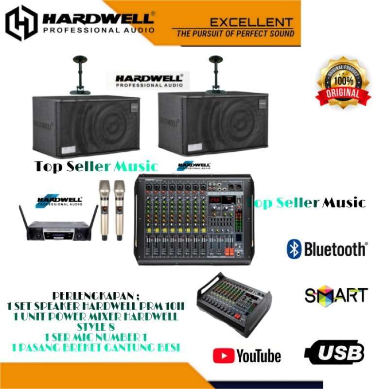 Promo PAKET SOUND SYSTEM HARDWELL KARAOKE SOUND HARDWELL SERIES PREMIUM ...