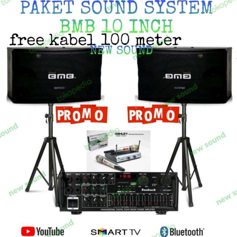 Promo paket sound system bmb 10 inch paket karaoke full set Diskon 23% di Seller Focus ID ...
