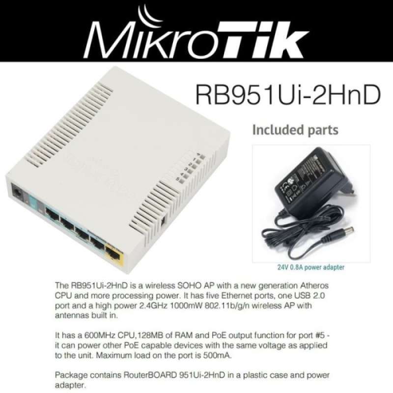 Jual Mikrotik Router Wireless Rb951ui-2hnd Di Seller Hexana Store ...