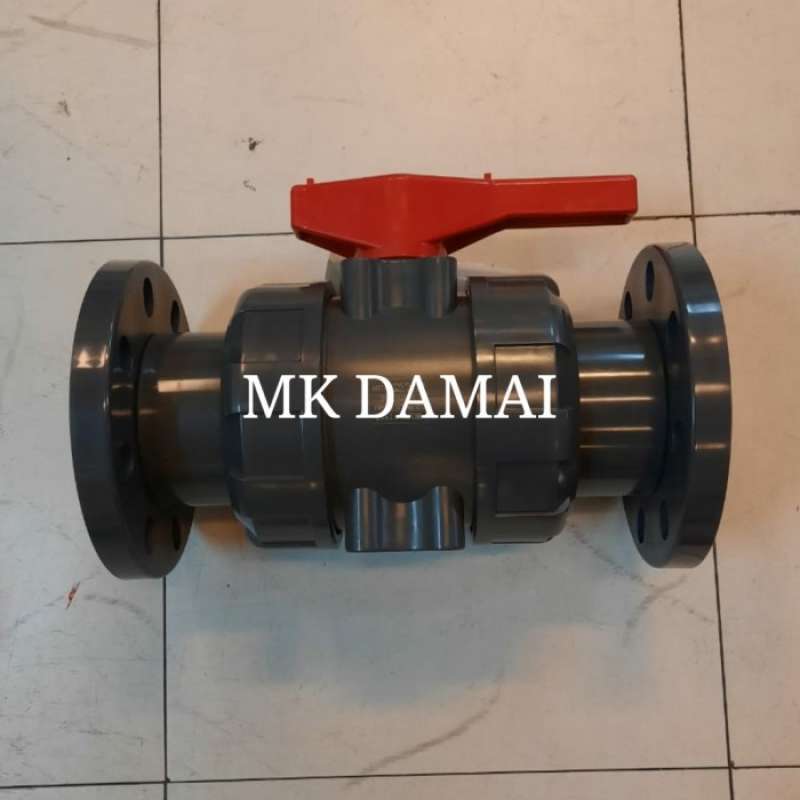 Promo Ball valve Pvc Jis 10k 1inch / True union ball Upvc Flange DN25 ...