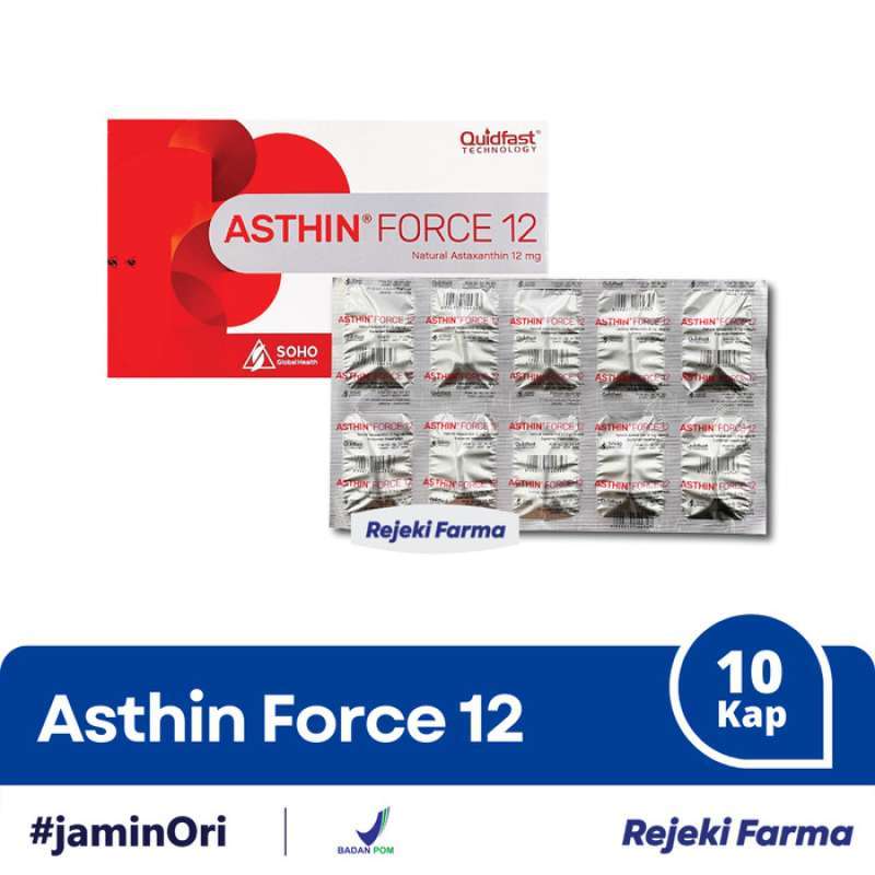 Promo Asthin Force 12 Mg 1 Per Strip 10 Kapsul - 12Mg Antioksidan ...