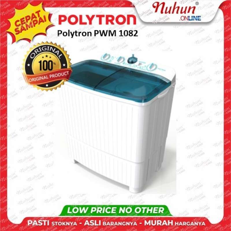 Jual Mesin Cuci 2 Tabung Polytron 10 Kg Twin Tub Pwm-1082 Di Seller ...