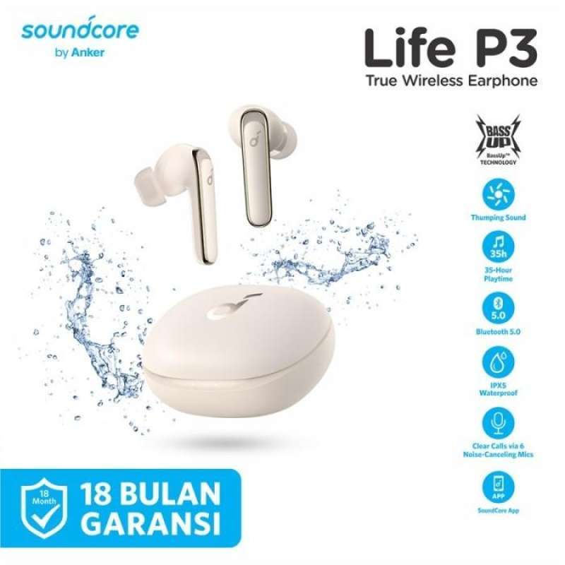 Jual TWS Anker P3 Soundcore Life P3 Noise Cancelling Earbuds A3939 di ...
