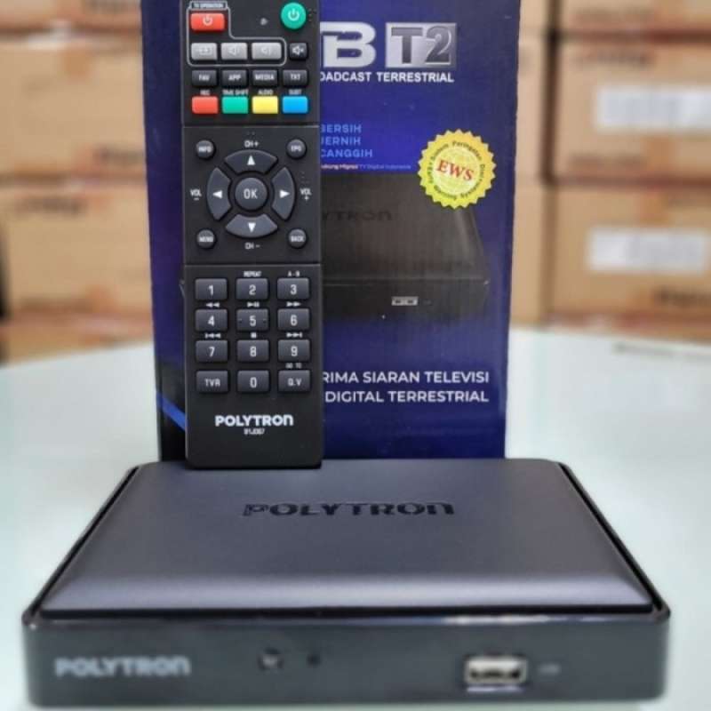 Promo SET TOP BOX POLYTRON PDV620T2 PDV 620 T2 TV DIGITAL STB POLYTRON ...