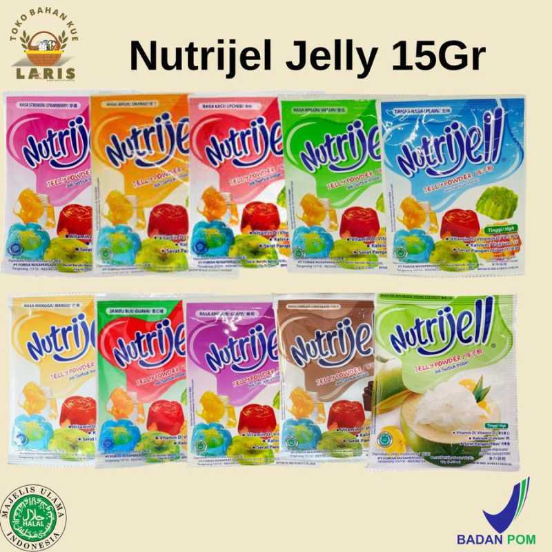 Jual Nutrijell Jelly 15gr (tersedia 10 Varian Rasa) - 1 Pcs - Mangga Di ...
