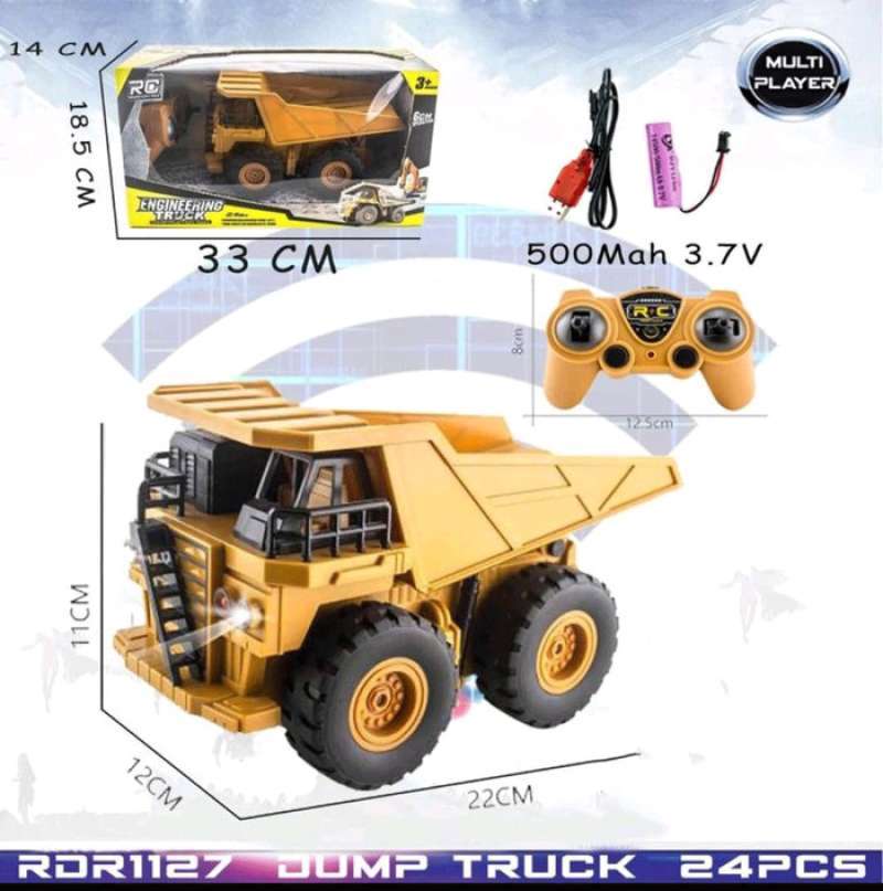 Promo RC Dump Truk Mobil Molen Semen Mobil Remote Control RDR1103 ...