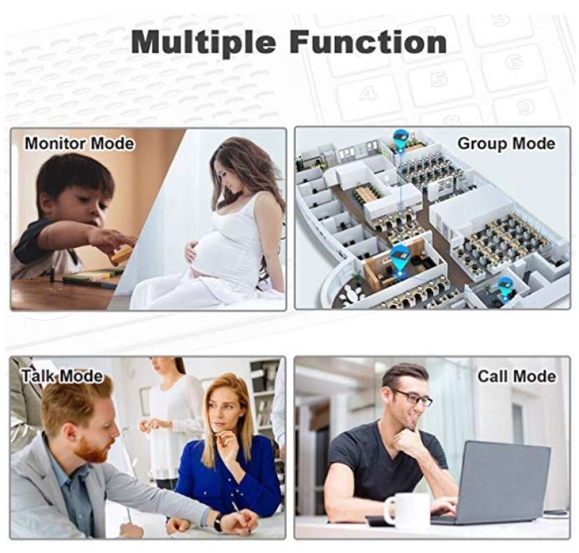 Jual Wireless Intercom 10 Ch Home Office Interkom - 1 Unit - Maxtone ...