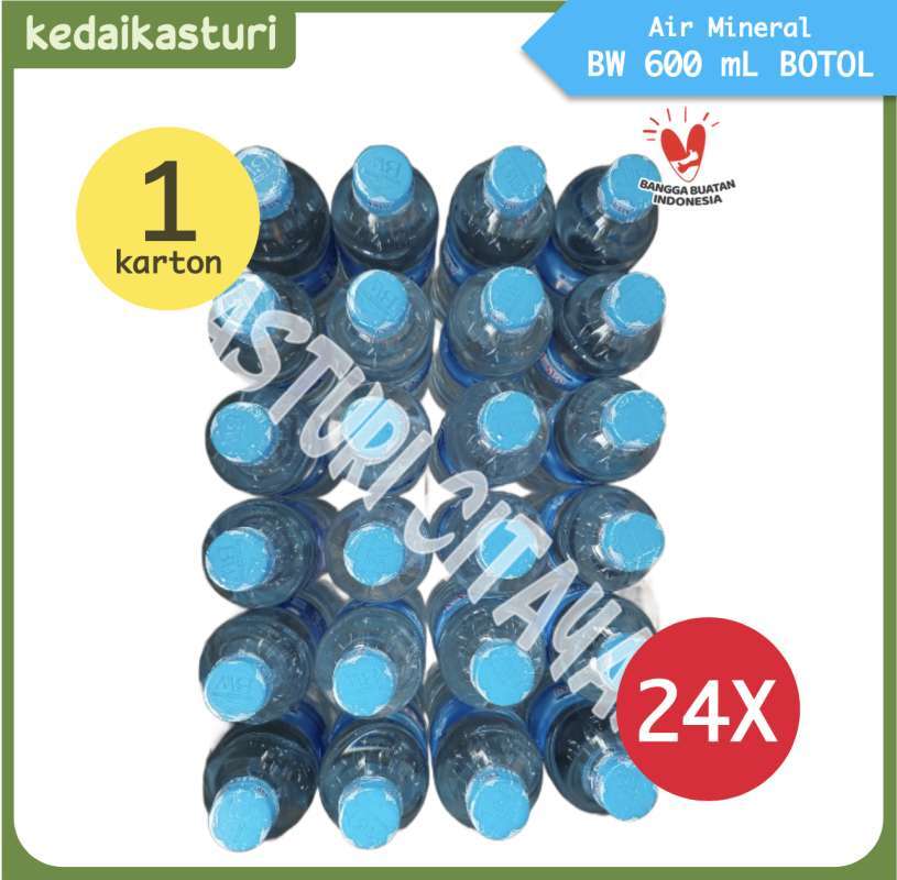 Jual Air Mineral Bw Rose Brand 600 Ml [1 Karton X 24 Botol] Di Seller ...