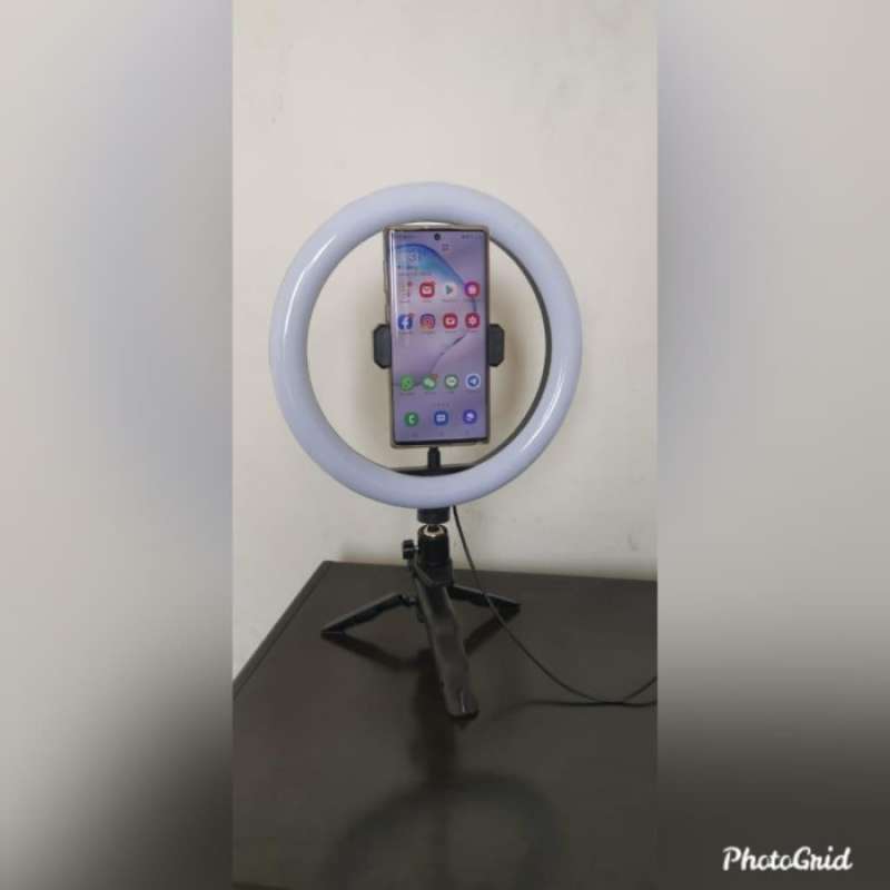 Promo Ring Fill Light 26Cm With Tripod 16Cm Youtuber Live Streaming ...