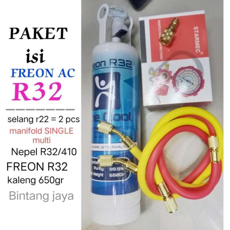 Jual Paketan Isi Freon Ac R32 Paketan Gas Ac Cairan Ac Di Seller ...