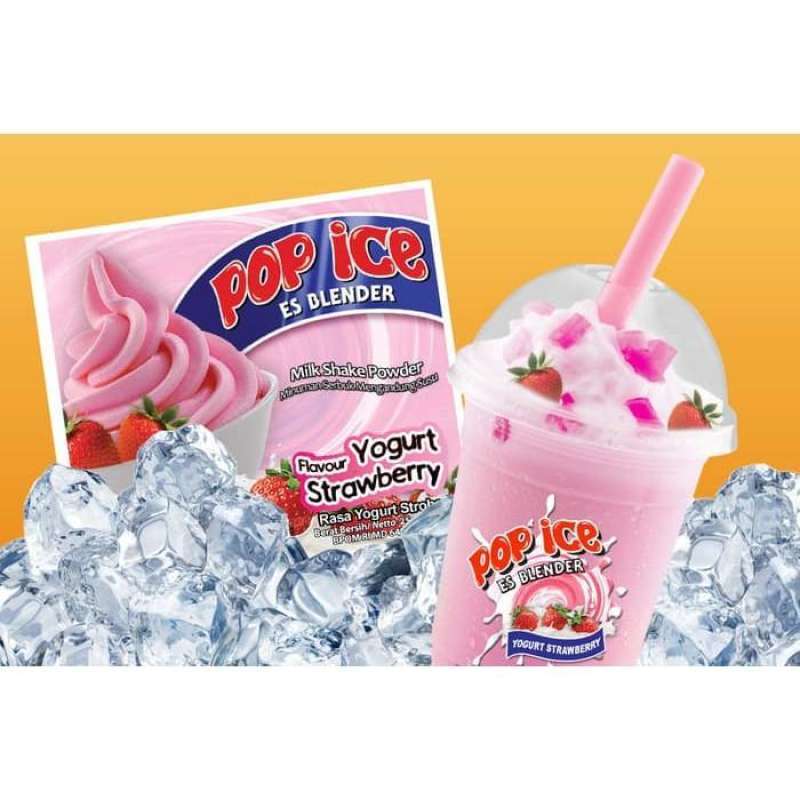 Jual POP ICE ALL VARIANT / POP ICE / POP ICE SULTAN / POP ICE ACTIVE - STRAW YOGURT di Seller SL ...