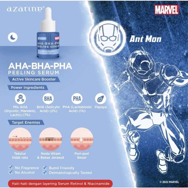 Promo Azarine X Marvel Superhero Serum | Retinol / Anti Aging / Acne ...