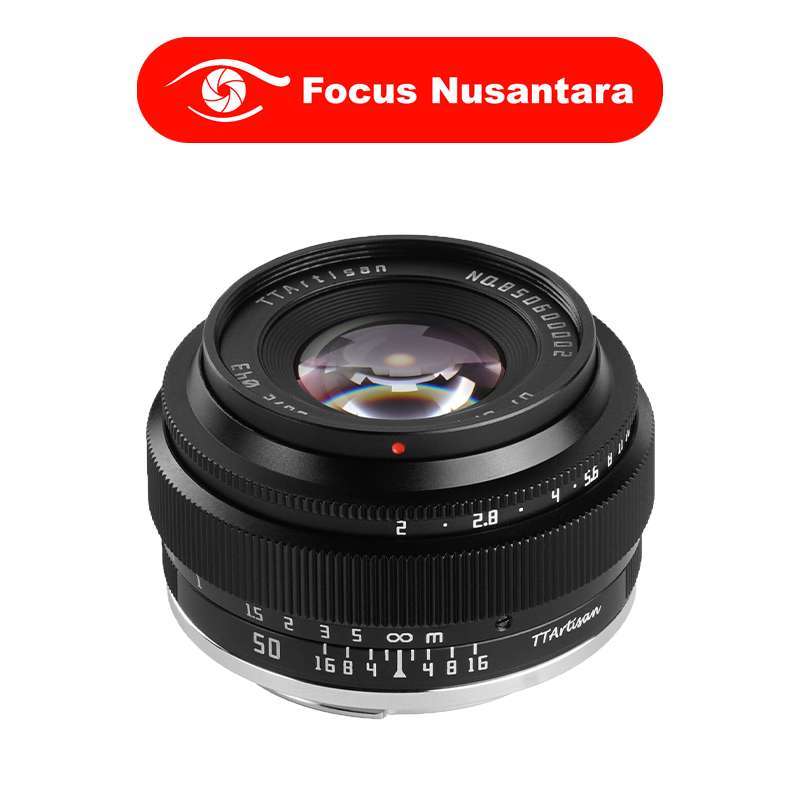 Promo FOCUS NUSANTARA - TTArtisan 50mm f/2 for Sony Full Frame Fujifilm APSC 50 mm f2 GARANSI ...