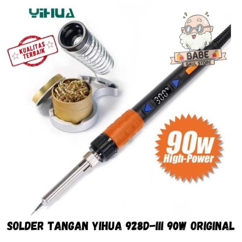Jual SOLDER TANGAN YIHUA 928D-III 90W SOLDERING IRON DIGITAL ORIGINAL di Seller BABE GAUL STORE ...