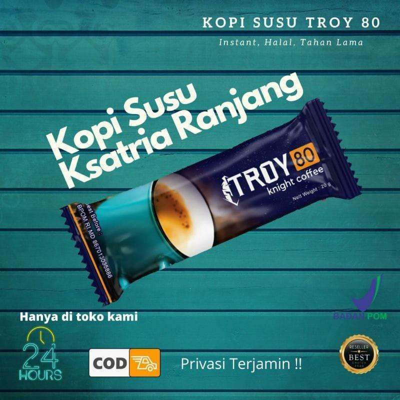 Jual KOPI TROY 80 ORIGINAL KEMASAN 1 SACHET UNTUK STAMINA PRIA di ...