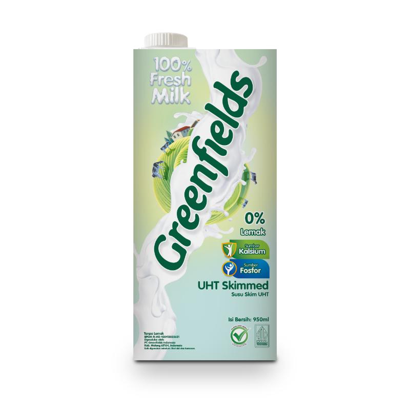 Jual Greenfields Uht Milk Skimmed 950 Ml Di Seller Greenfields Jabo ...