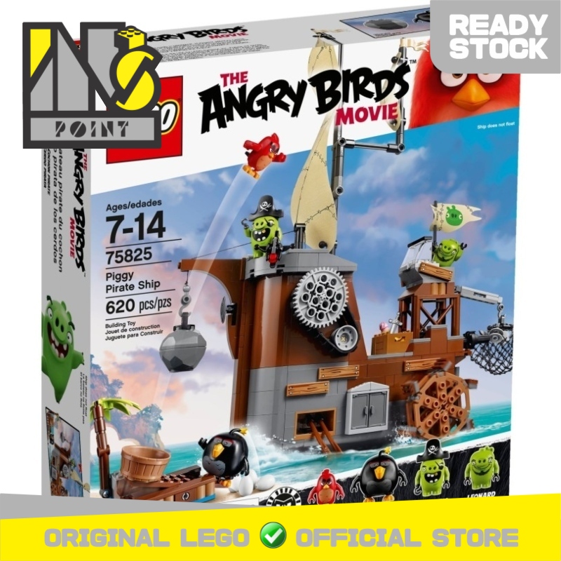Jual Lego The Angry Birds Movie 75825 Piggy Pirate Ship Mainan Anak Di ...