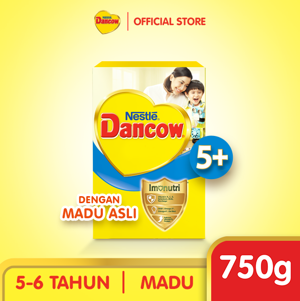 Jual Nestle Dancow 5+ Susu Pertumbuhan Rasa Madu 5-6 tahun Box 750 g di ...