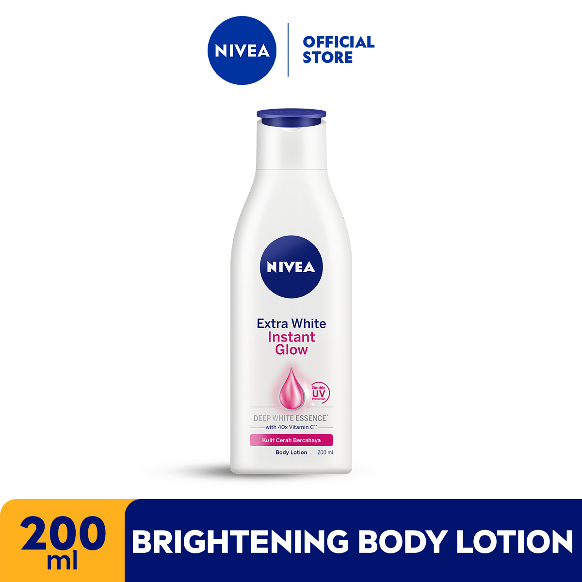 Promo Nivea Extra White Instant Glow Body Lotion 200ml Diskon 16 Di