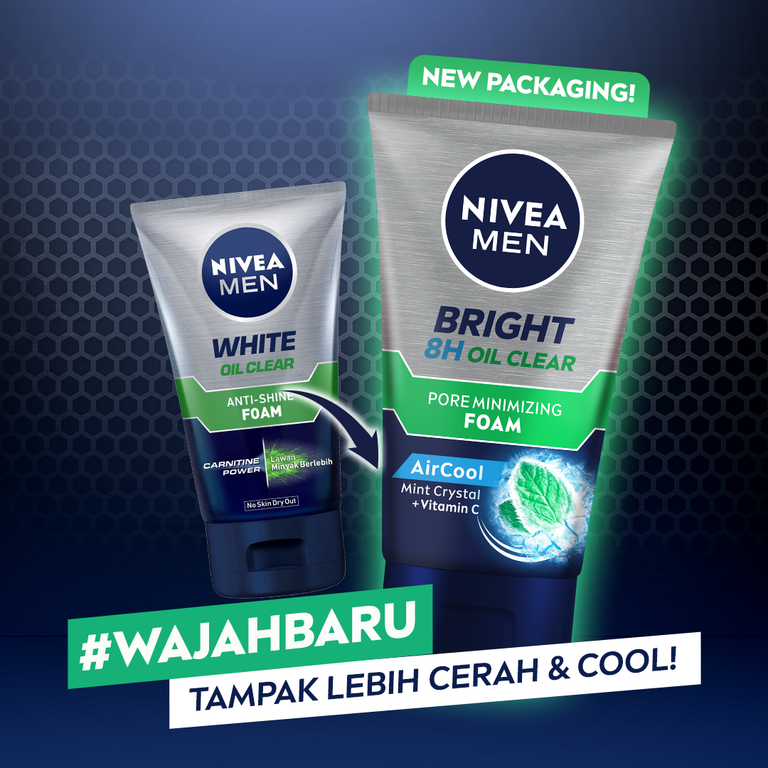 Promo [last Chance] - Nivea Men Bright Oil Clear Pore Minimizing Facial ...