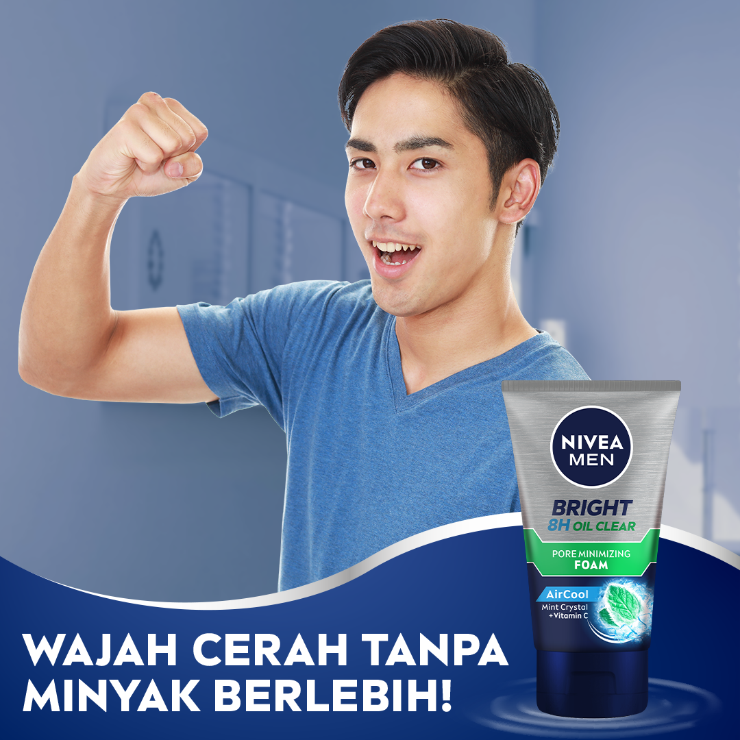 Promo [last Chance] - Nivea Men Bright Oil Clear Pore Minimizing Facial ...