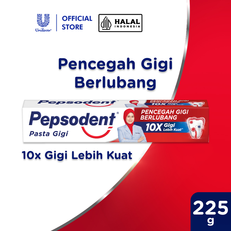 Promo Pepsodent Pasta Gigi Pencegah Gigi Berlubang [225 G] Diskon 13% Di Seller Unilever Store ...
