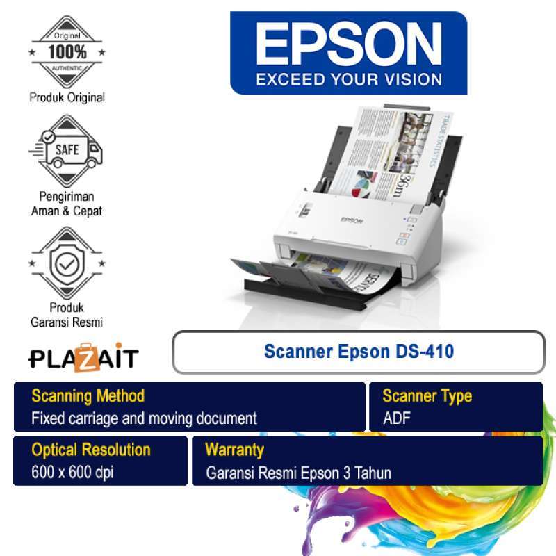 Jual Scanner Epson DS-410 di Seller PT. Primajaya Multi Technology ...