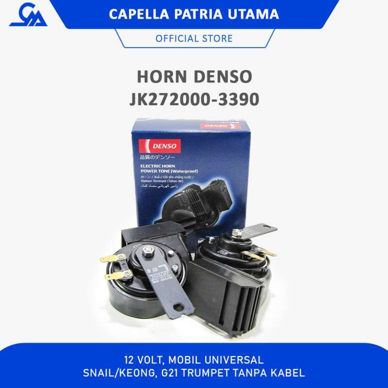Promo Klakson Horn Denso Jk272000-3390 12v Double Snail Keong Low High ...