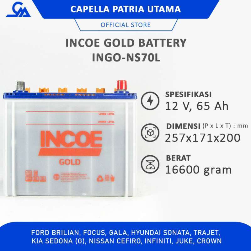 Jual Aki Astra Incoe Gold Ingo-ns70l Ford Brilian Focus Gala Hyundai ...