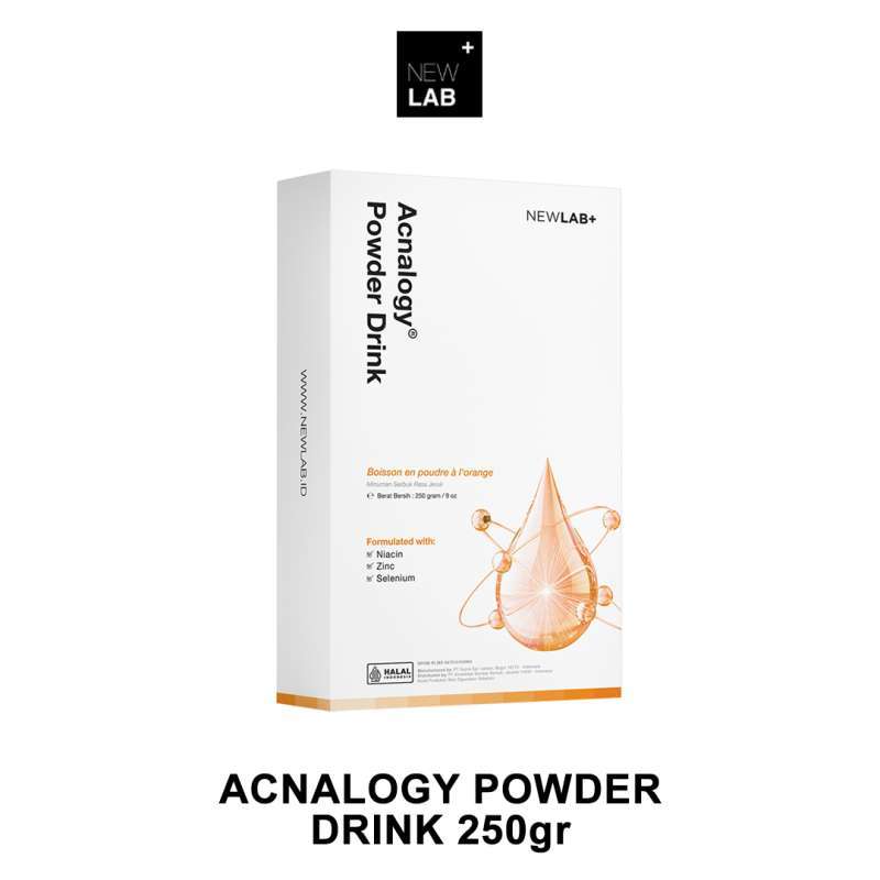 Promo Newlab Acnalogy Powder Drink 250gr - Newlab Obat Minum Jerawat ...