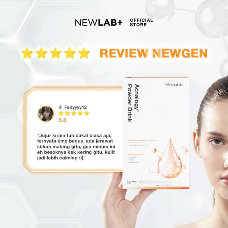 Promo Newlab Acnalogy Powder Drink 250gr - Newlab Obat Minum Jerawat ...