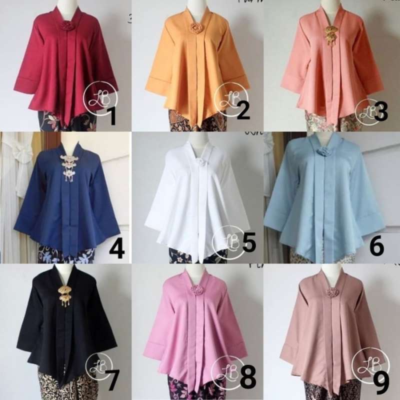 Promo Atasan Kebaya Floy Baloteli Kutubaru Dan Aneka Varian Warna Lain ...