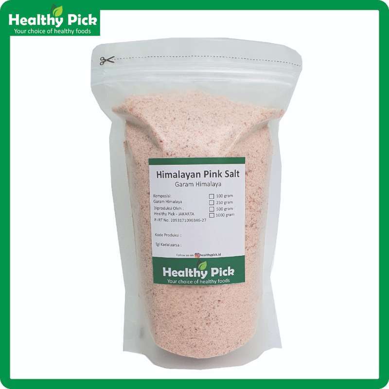 Promo Healthy Pick - Himalayan Pink Salt 1 kg Garam Himalaya Diskon 12% ...