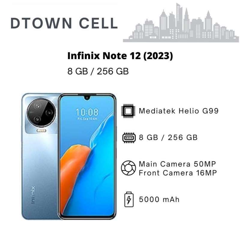 Jual Infinix Note 12 2023 8/256GB RAM 8GB ROM 256GB GARANSI RESMI di ...