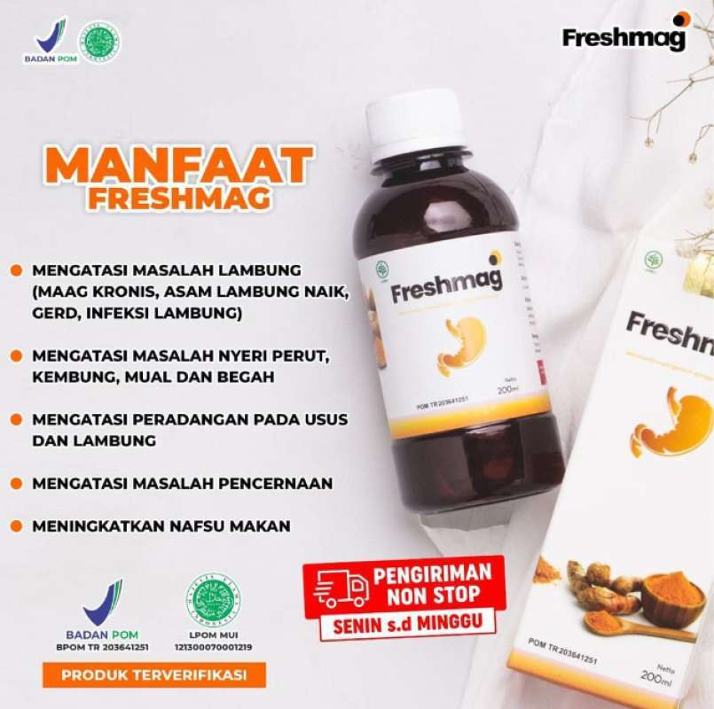 Promo Freshmag (200 Ml) Madu Herbal Untuk Mengatasi Masalah Lambung Diskon 2% Di Seller Agra ...