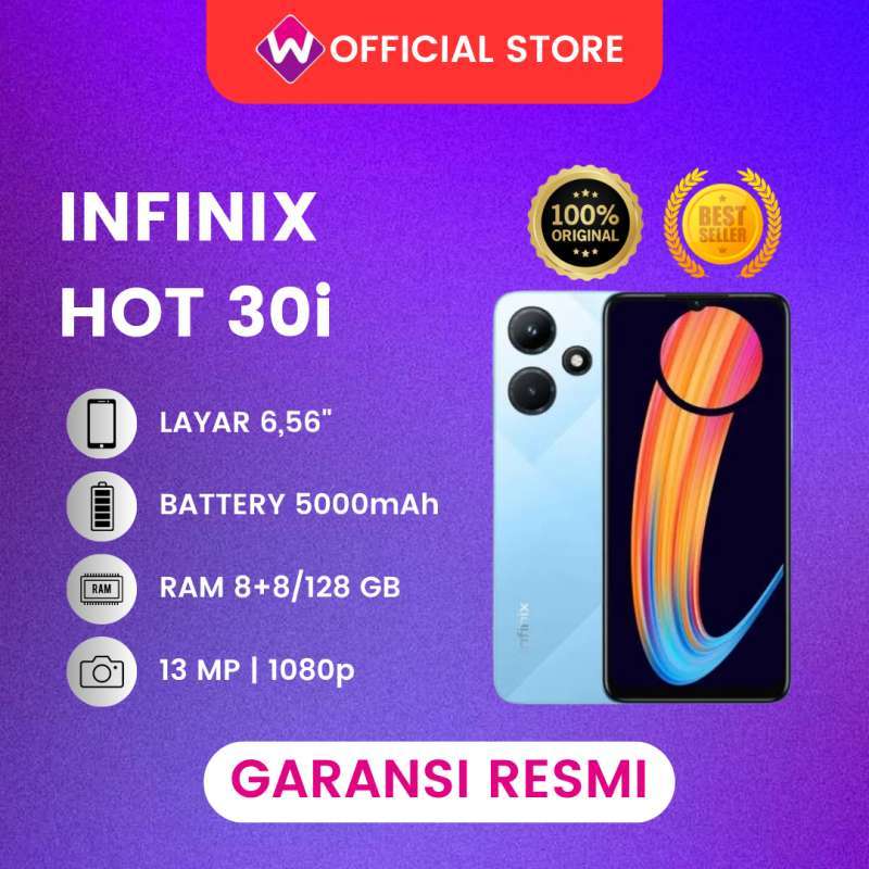 Jual Infinix HOT 30i Ram 8+8/128 - Garansi Resmi di Seller Widji_Cell Official Store - JAGO ...