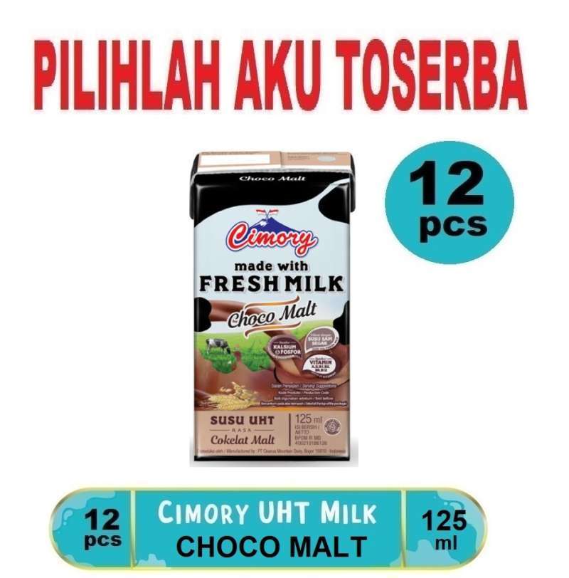Promo Susu CIMORY CHOCO MALT MINI 125 ml - ( HARGA 12 pcs ) Diskon 18% ...