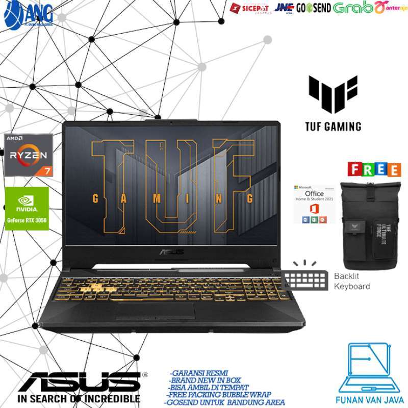 Jual Asus Tuf A15 Fa506icb-r735b6t-o11 /amd Ryzen 7-4800h/8gb/512gb ...