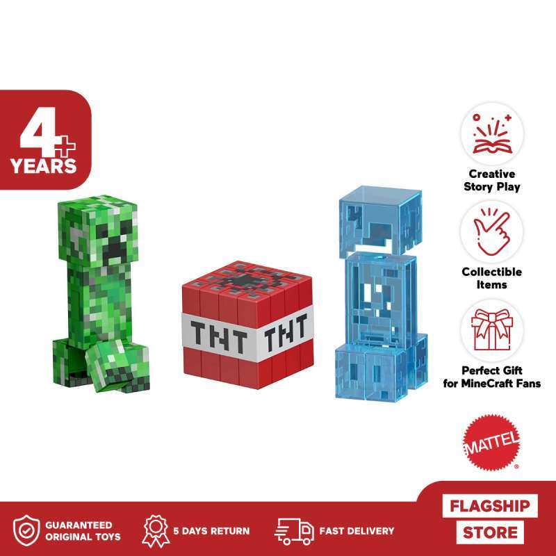 Jual Minecraft Diamond Level Creeper - Mainan Action Figure Di Seller ...