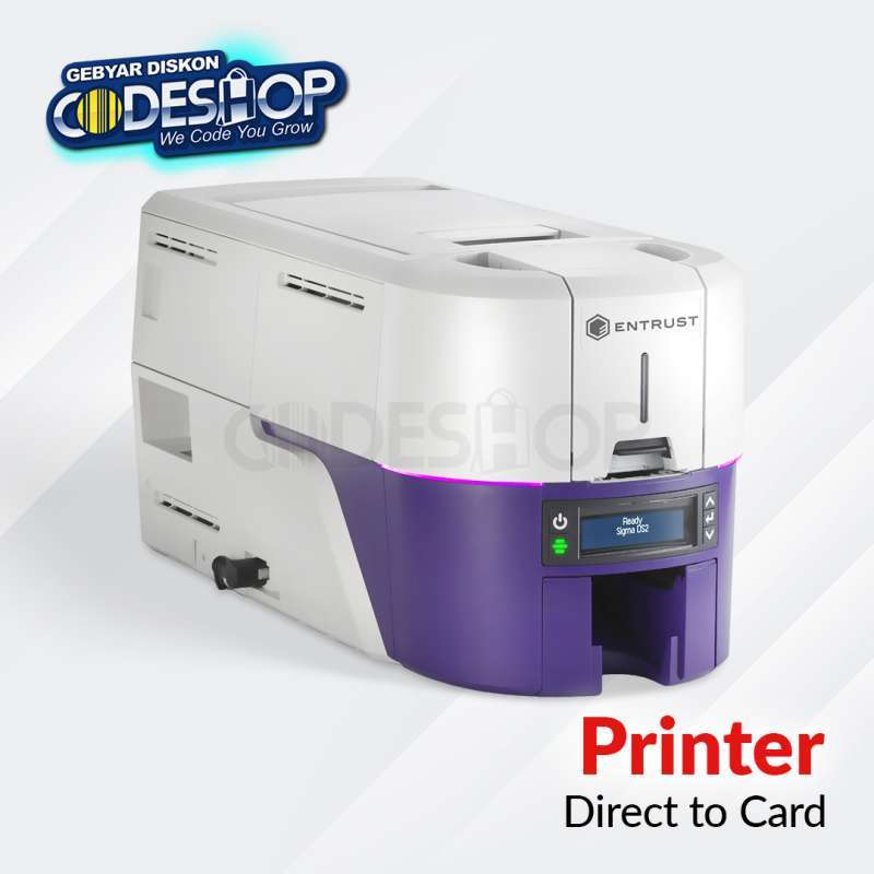 Jual Entrust Sigma Ds2 Printer Id Card Cetak Kartu Pvc 300dpi Usb Lan ...