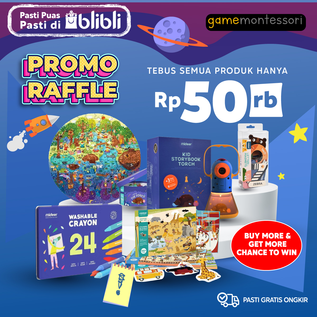 Jual Tiket Raffle - Mainan Set Mideer Di Seller Game Montessori ...