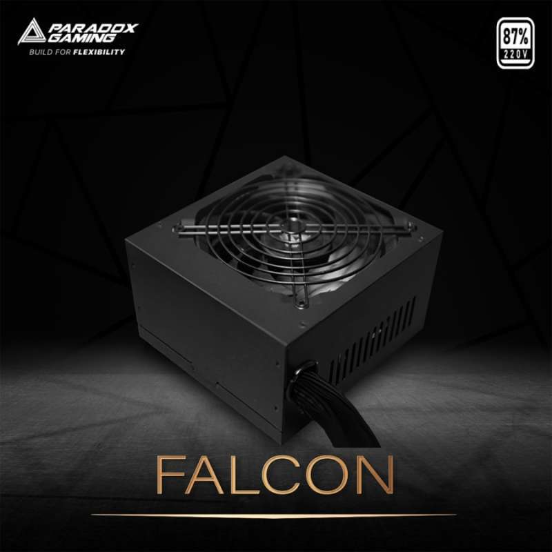 Jual Psu Paradox Gaming Falcon 550 Watt | 80 Plus White | Flat Cable Di ...