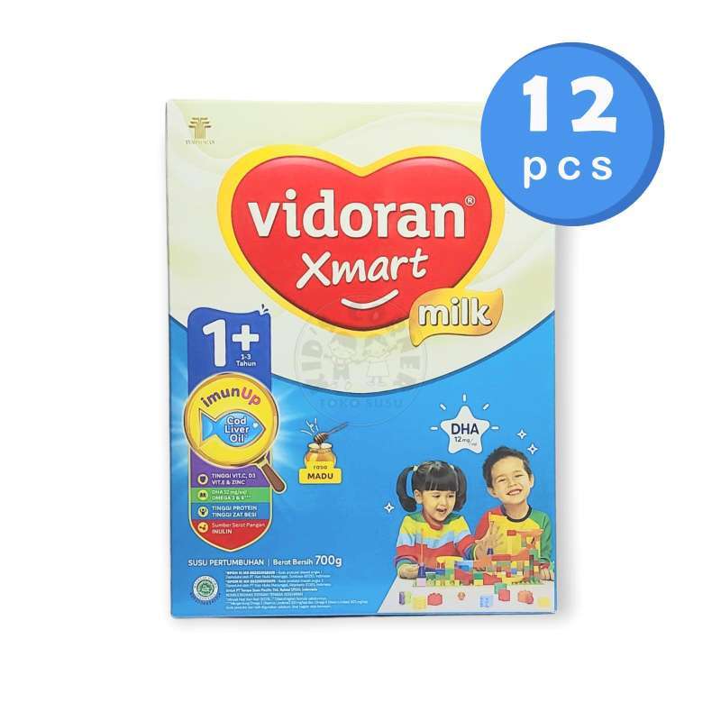 Promo Vidoran Xmart 1+ Madu Nutriplex / Carton (700 G X 12 Pcs) Diskon 2% Di Seller Kid's Corner ...